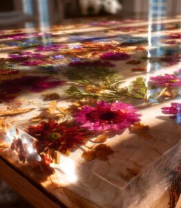 10 Best Epoxy Resin Tables With Flowers - Crafty DIY Artistry