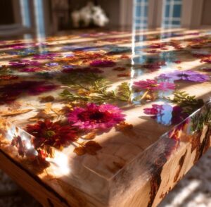 10 Best Epoxy Resin Tables With Flowers - Crafty DIY Artistry